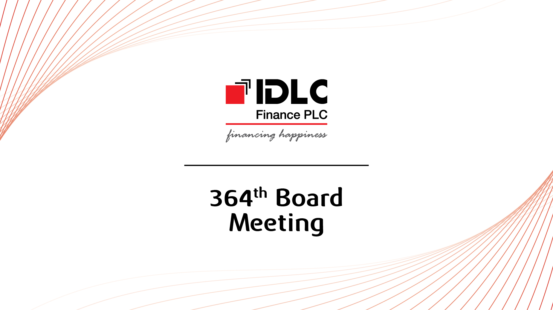 IDLC Finance PLC - Loans, Deposits, SME and Corporate Finance
